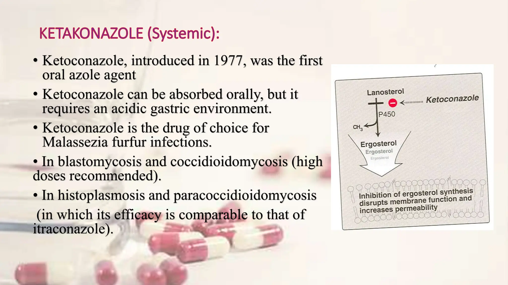 ANTIFUNGAL DRUGS - AZOLES. ppt . | PPTX