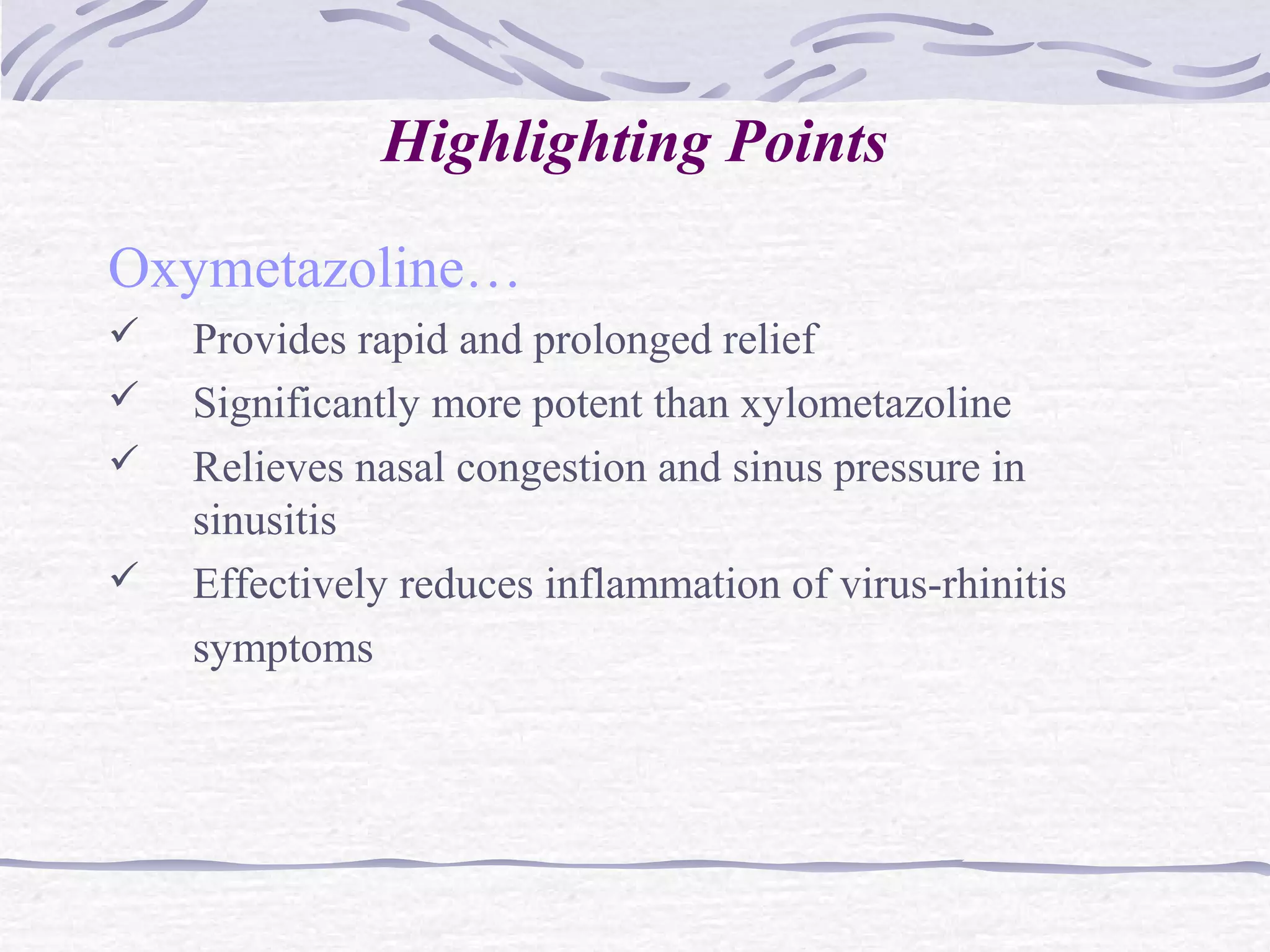Azolin Nasal drops (Oxymetazoline) ppt | PPT | Ear, Nose and Throat ...