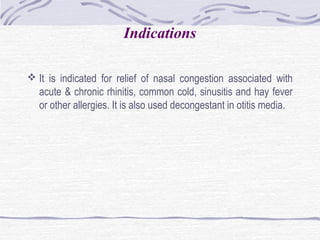 Azolin Nasal drops (Oxymetazoline) ppt | PPT | Ear, Nose and Throat ...