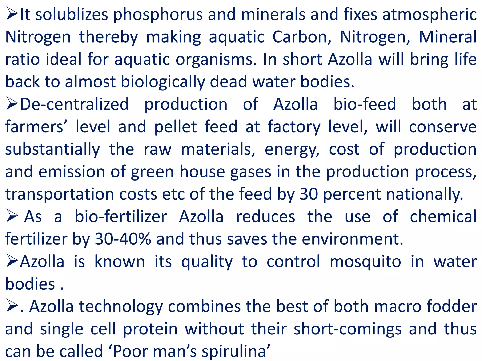 Azolla ppt | PPTX