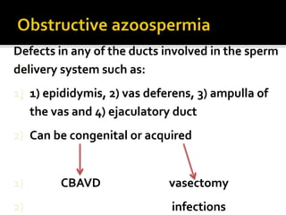 Azoospermia | PPTX