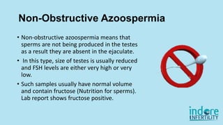 Azoospermia | PPT | Infertility | Reproductive Health