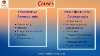 Azoospermia: Causes, Diagnosis and Treatment | PDF