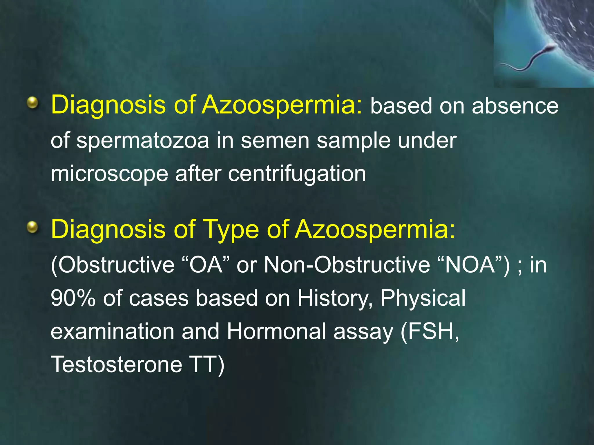 Azoospermia | PPT