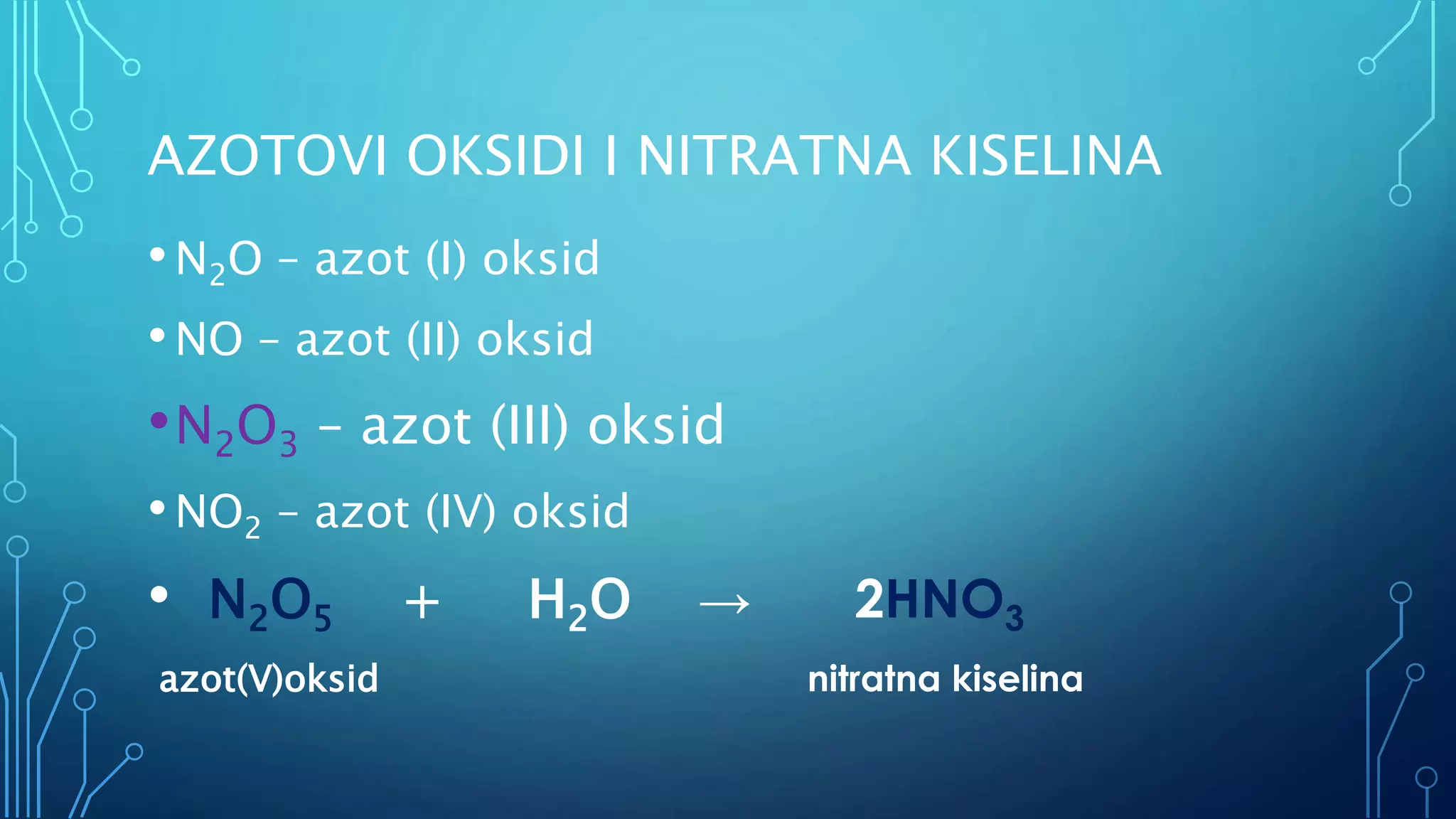 Azot i njegova jedinjenja | PPTX