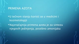 Azot i njegova jedinjenja | PPTX