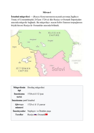 Azərbaycan tarixi məmmədzadə zeynəb | DOCX