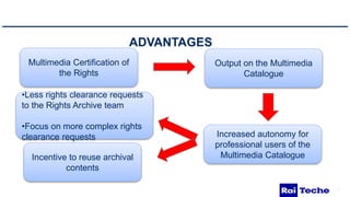 MAURI Multimedia certification of the rights at RAI. | PPT