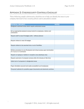 Azstec cyber-security-workbook | PDF