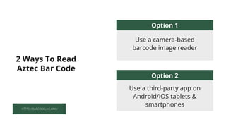 Aztec Bar Code Fundamentals: A Definite Guide [Updated] | PPT