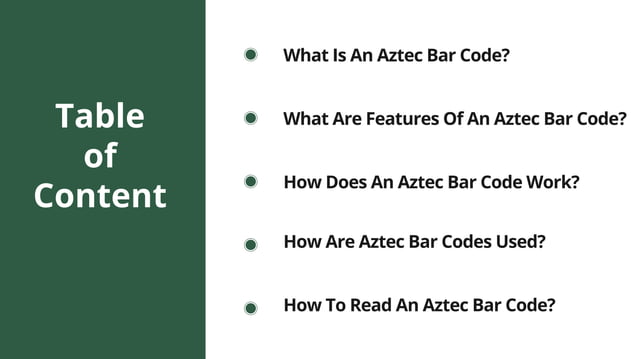 Aztec Bar Code Fundamentals: A Definite Guide [Updated] | PPT