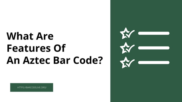 Aztec Bar Code Fundamentals: A Definite Guide [Updated] | PPT