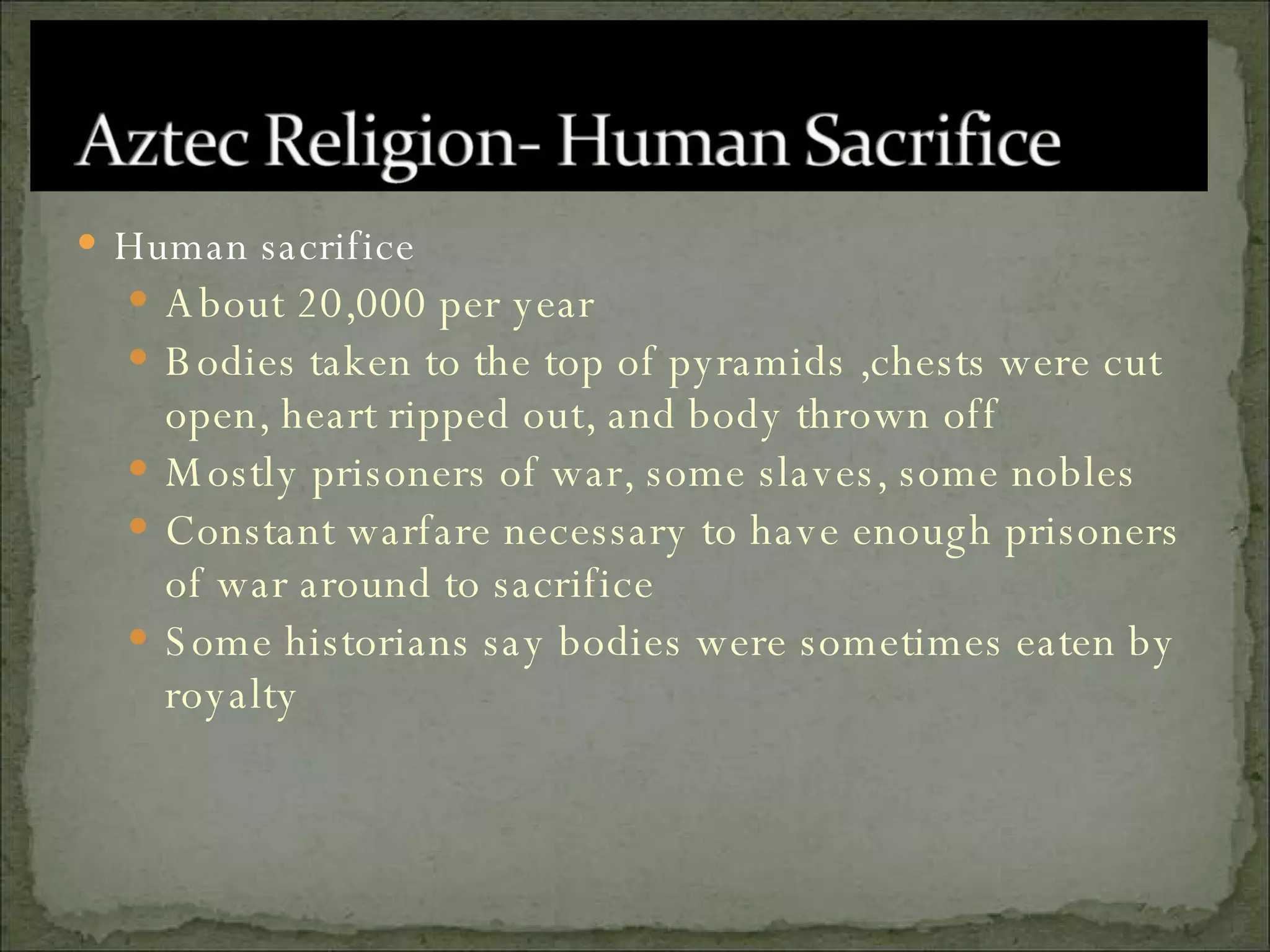 Aztec Civilization | PPT