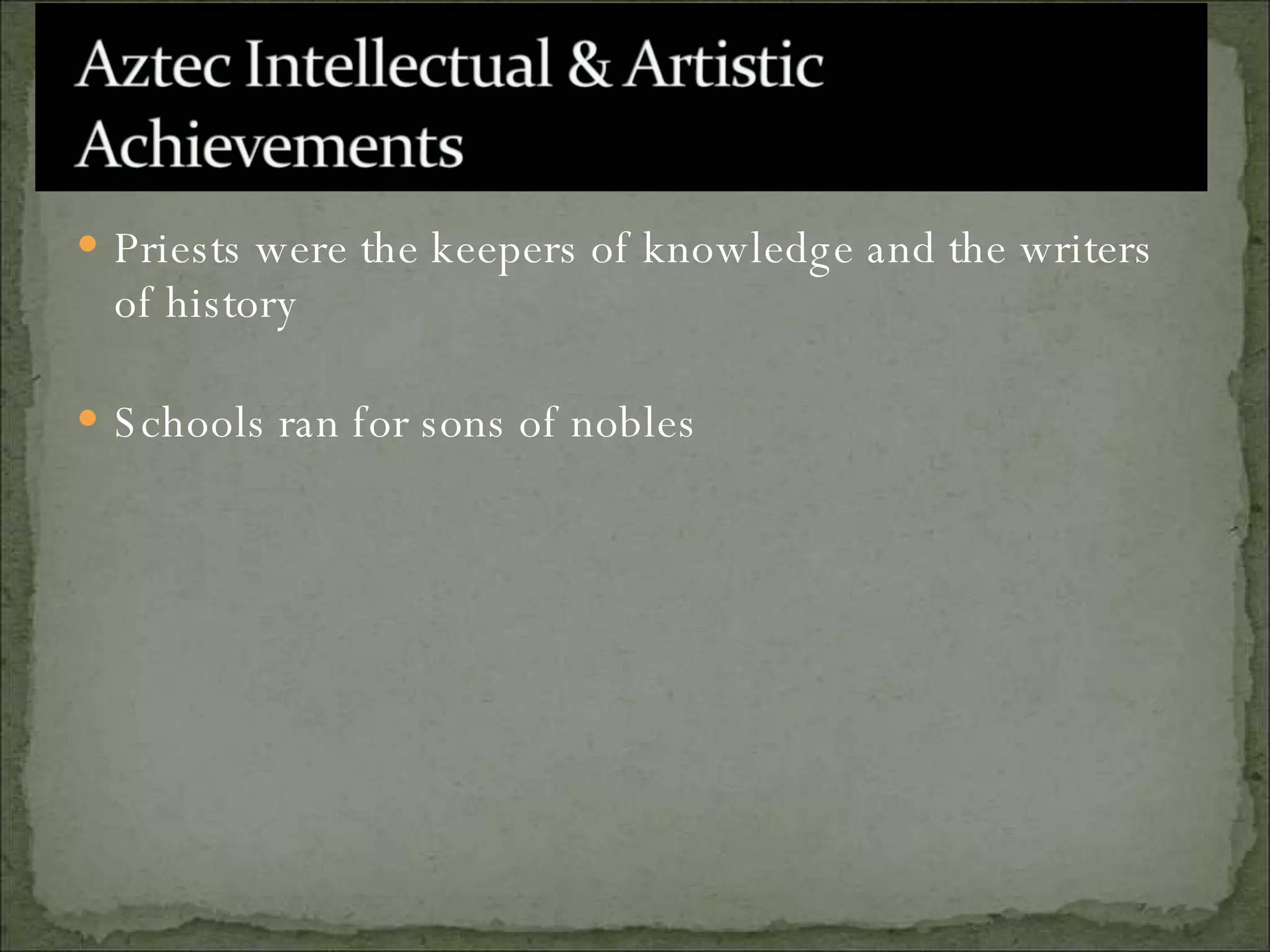 Aztec Civilization | PPT