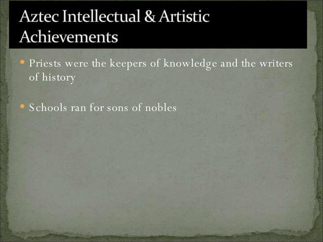 Aztec Civilization | PPT