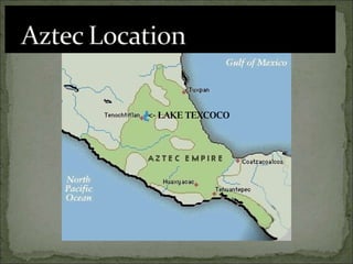 Aztec Empire World Map