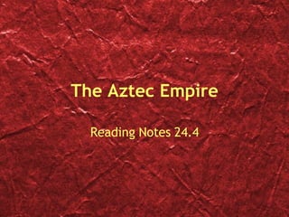 Aztecs | PPT | Reptiles | Pets