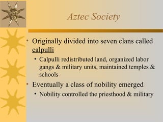 Aztec and inca | POT | Religion & Spirituality