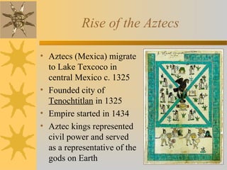 Aztec and inca | POT | Religion & Spirituality