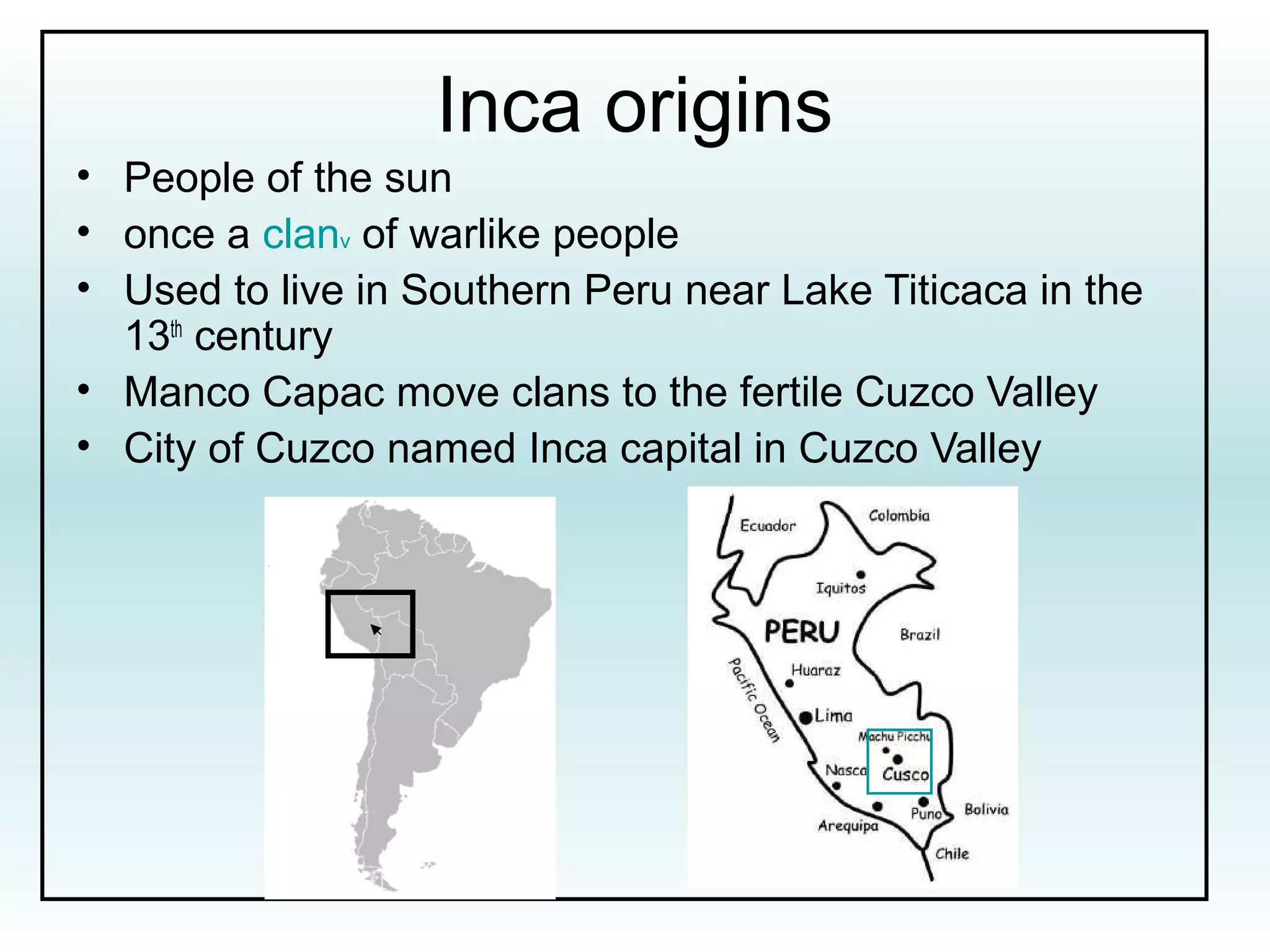 Aztec and Inca Civilizations | PPT
