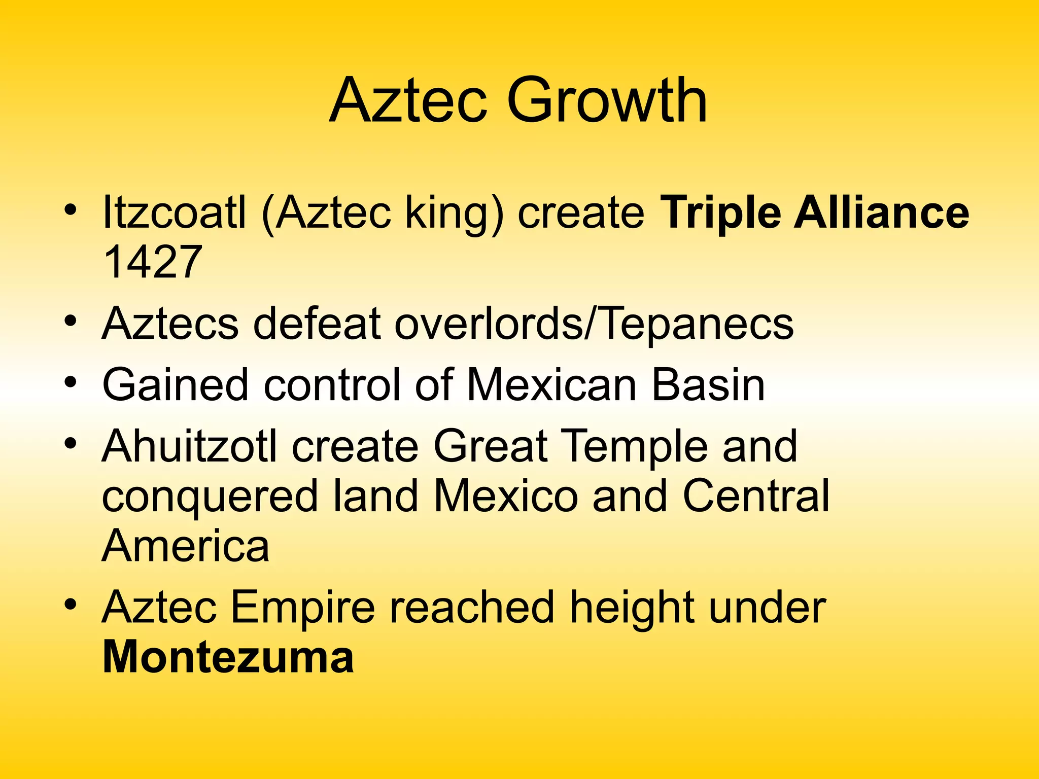 Aztec and Inca Civilizations | PPT