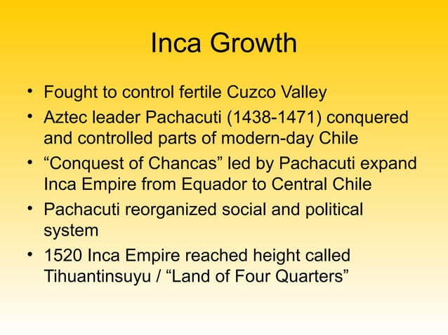Aztec and Inca Civilizations | PPT