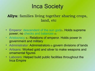 Aztec and Inca Civilizations | PPT