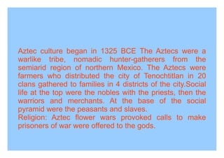 Aztecas | PPT
