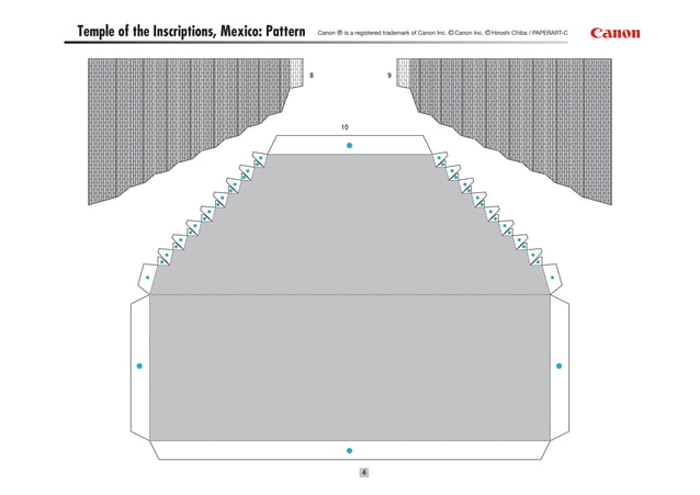 Papercraft Azteca (zigurat) | PDF