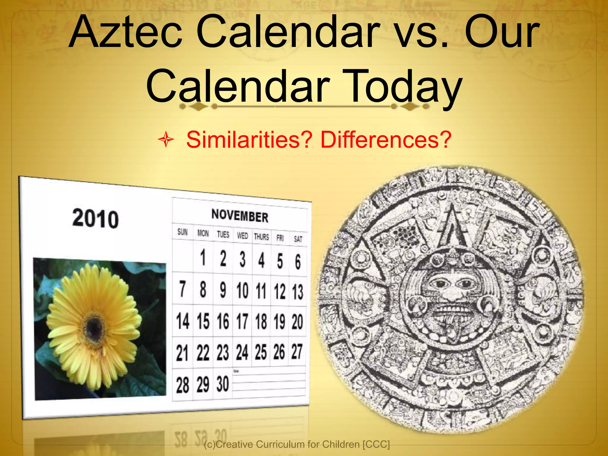 Aztec calendar & culture susan | PPT