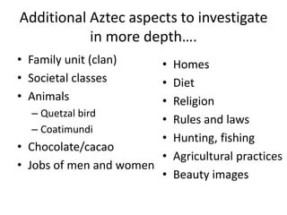 Aztec chocolate | PPTX