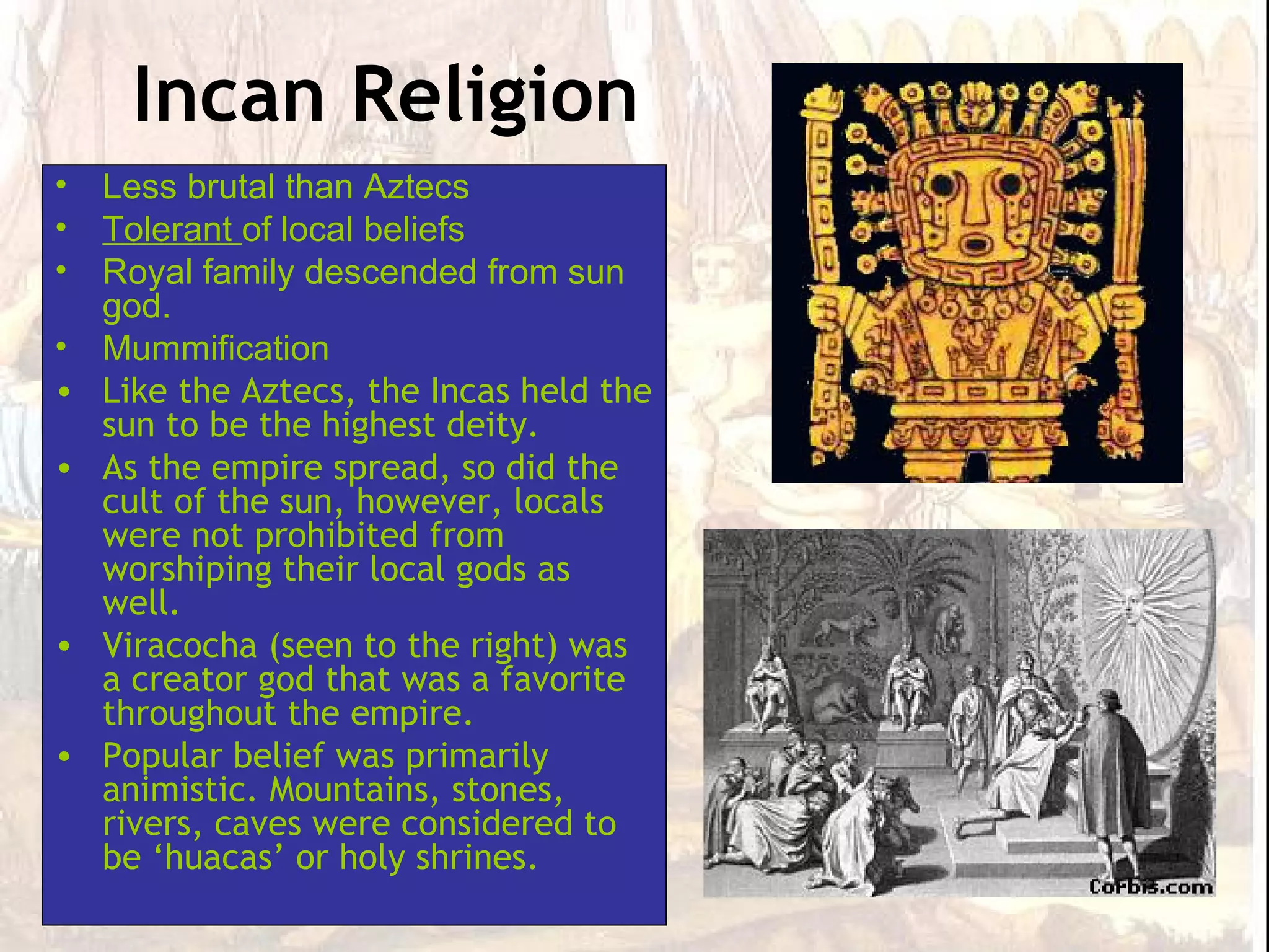 Aztec inca comparison | PPT