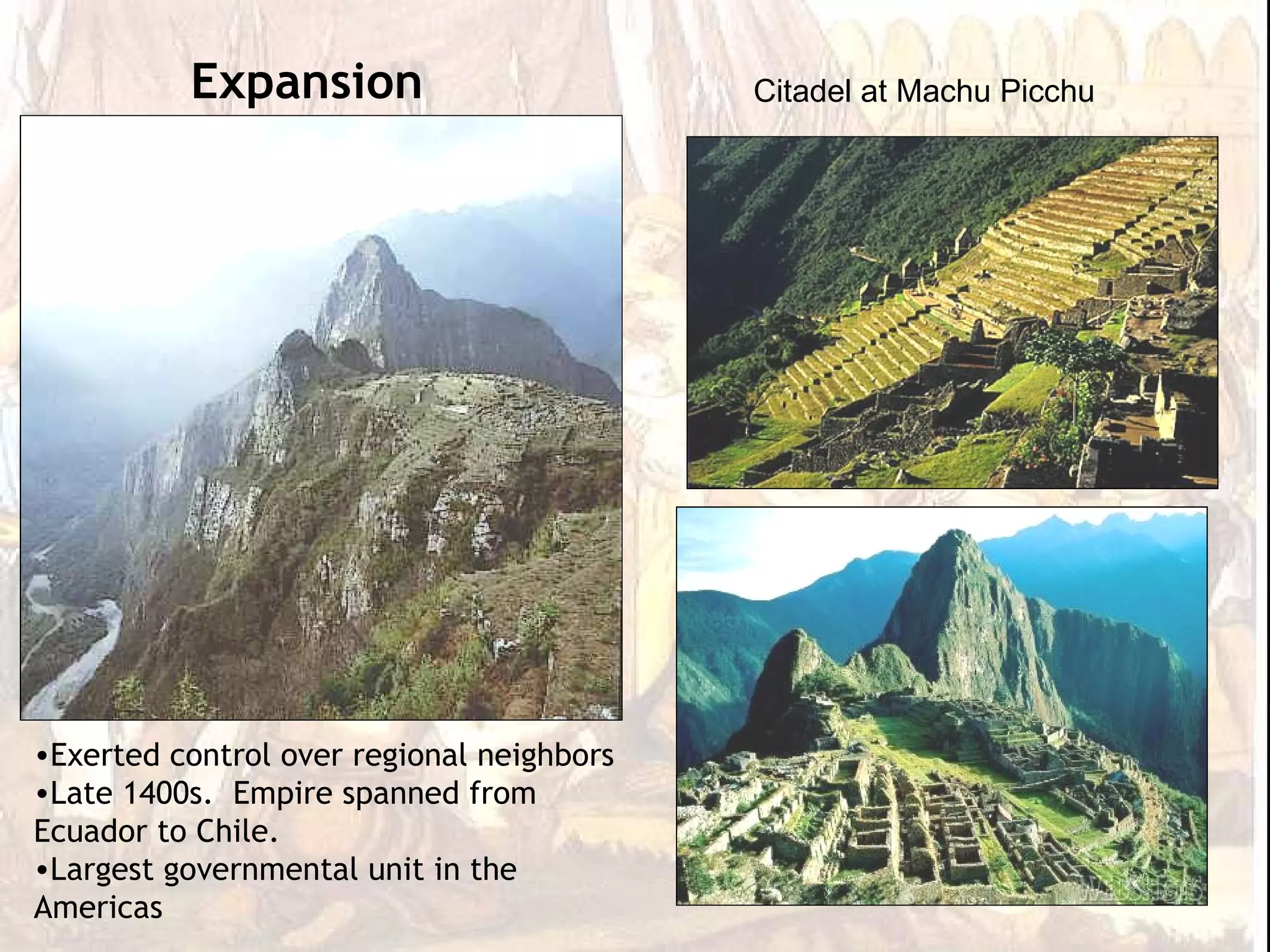 Aztec inca comparison | PPT