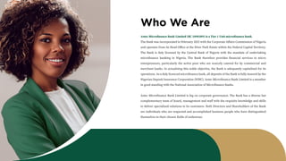 AZTEC Microfinance Bank CP (1).pdf | Business Banking & Finance | Business