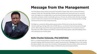 AZTEC Microfinance Bank CP (1).pdf | Business Banking & Finance | Business