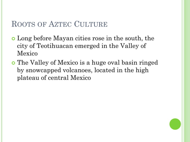 Aztec Overview | PPTX