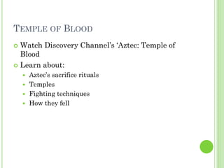 Aztec Temple Of Blood