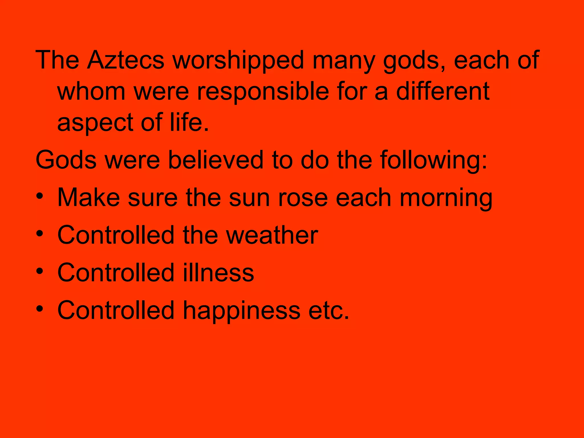 Aztec religion | PPT