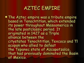 Aztecs Jesús y Adri | PPT