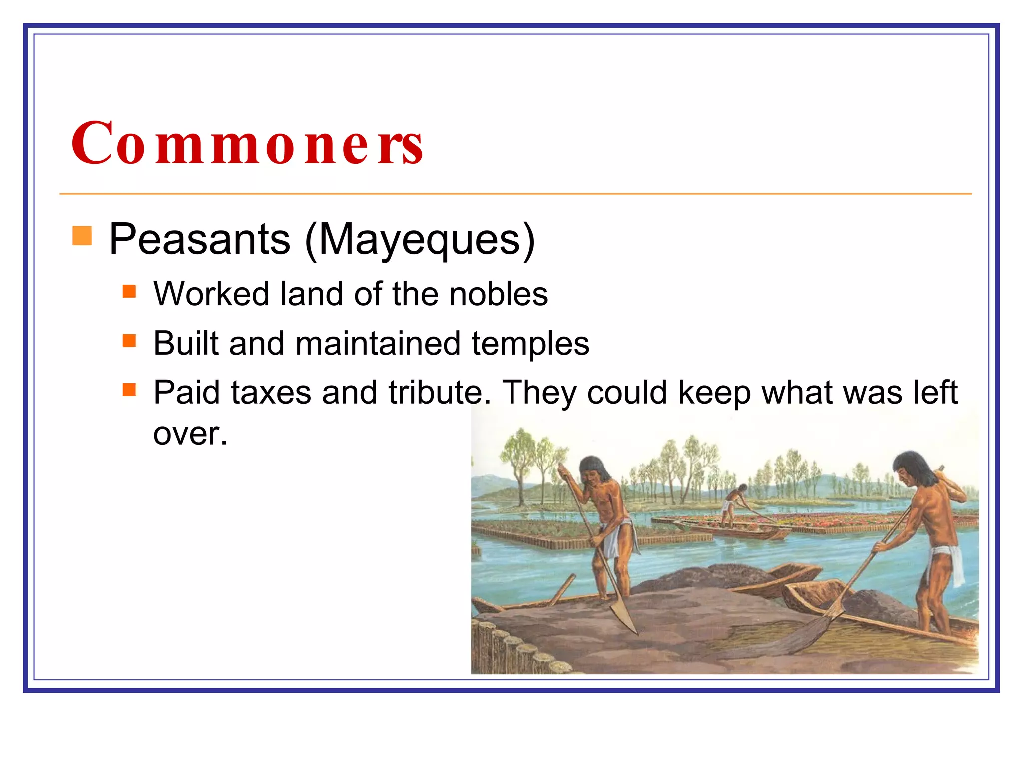 Aztec Social Structure | PPT