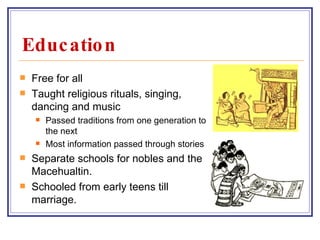 Aztec Social Structure | PPT | Marriage and Civil Unions | Family and ...
