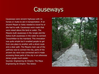 Aztec and Mayan Technological Innovations | PPT