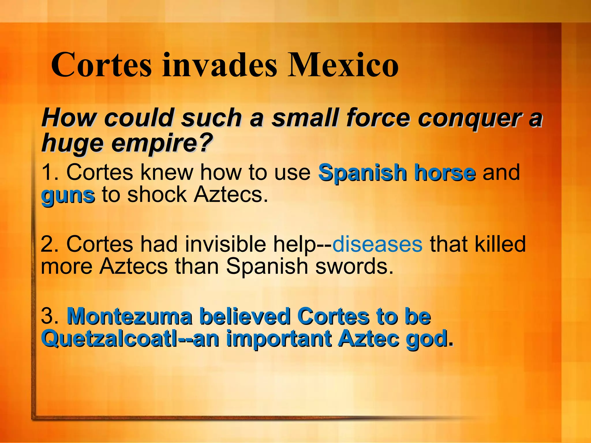 Aztec vs inca | PPT