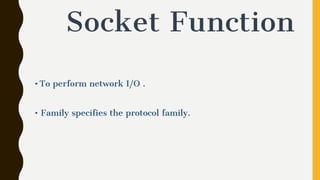 Elementary TCP Sockets | PPTX