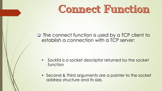 Elementary TCP Sockets | PPTX
