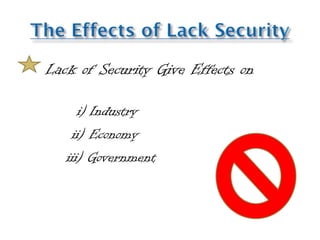 lack of security | PPTX