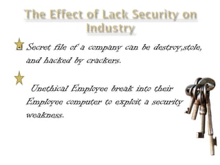 lack of security | PPTX