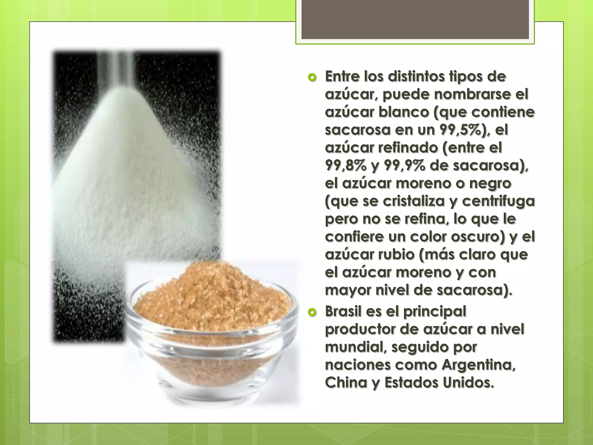 QUE ES LA AZUCAR | PPT