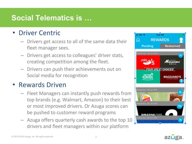 Azuga Social Telematics | PPT