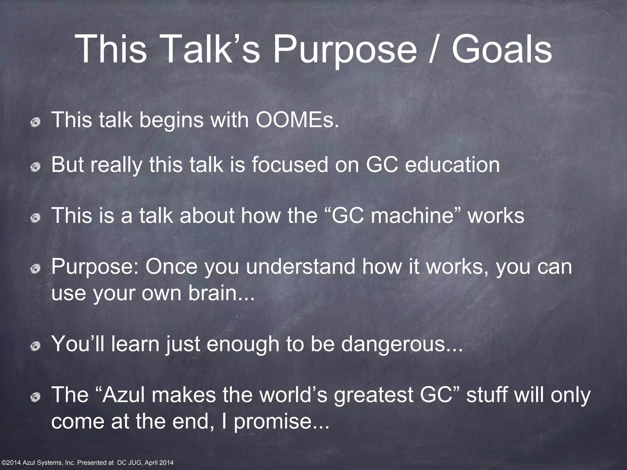 DC JUG: Understanding Java Garbage Collection | PDF